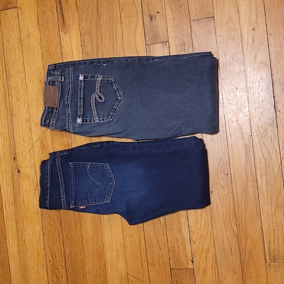 Levi's | Bottoms | Girls Sz 2 Reg Jean Bundle Justice Levis | Poshmark